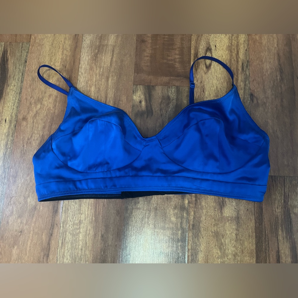 Kent Silk Royal Blue Wireless Bra - Gem